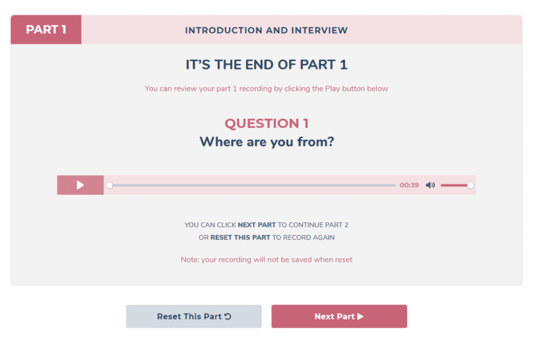 IELTS LMS Speaking Module - IELTS Business IELTS LMS Speaking Module - IELTS Business